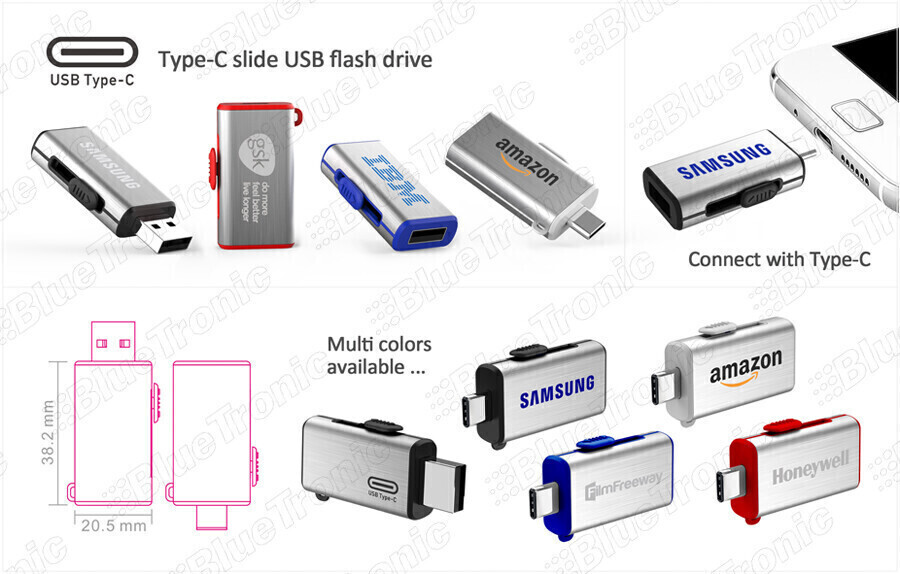 Blog-New design in April 2018, UTC165 - Type-C function slide USB flash ...