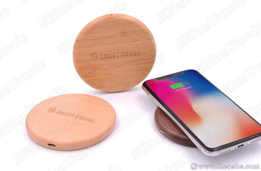Wood/Bamboo wireless charger